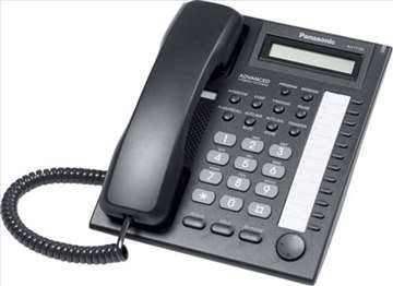 Telefon za Panasonic centrale, sistemski-beli-crni
