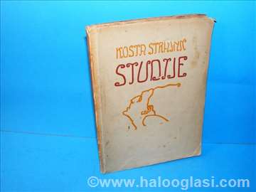 Studije - Kosta Strajnić, 1918