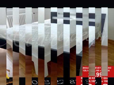 Krevet Havana u beloj boji 140x200