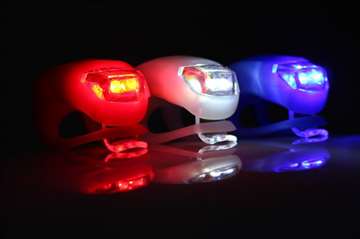 Silikonska LED svetla sa dve snazne bele i crvene