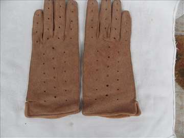 Ženske kožne rukavice, br. XL, oštećene