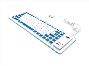 Tastatura Usb Flexy plava