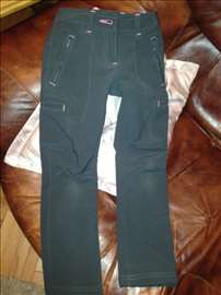 Gumirane sive pantalone 110-116 veličina 5-6 god
