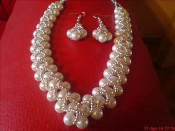 Komplet staklene perle