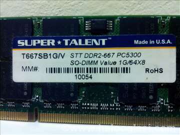 Memorija za laptop DDR 2 od 1 GB