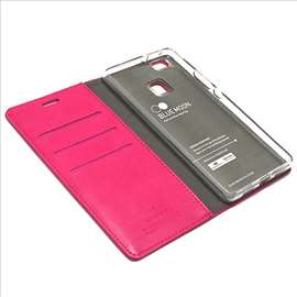 Futrole Huawei P9 Lite Mercury Flip pink