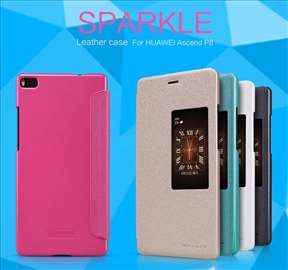 Futrole Huawei P8 Nillkin sparkle gold