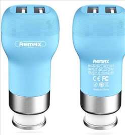 Autopunjač glava Remax Flinc (2,4 A) - plava