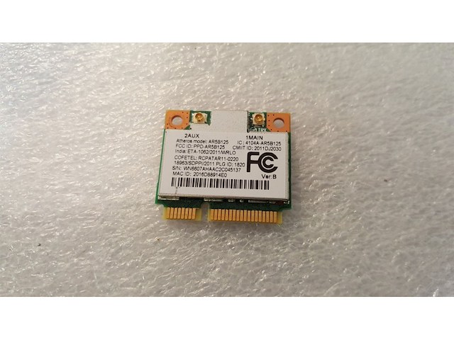 WIRELESS KARTICA ZA Packard Bell  TE11BZ , E1 531