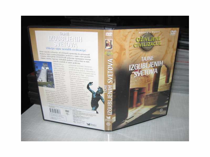 DVD -OZIVLJENE CIVILIZACIJE - TAJNE IZGUBLJENIH SVETOVA