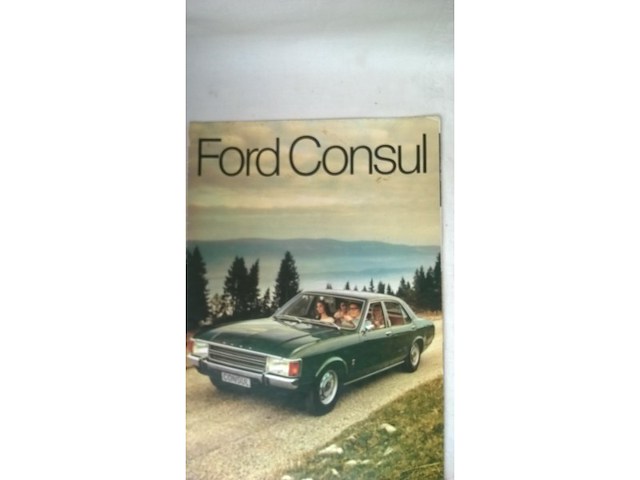 Prospekt Ford Consul,8 str.,eng.