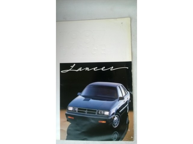 Prospekt Dodge Lancer, 16 str.1986 , eng..