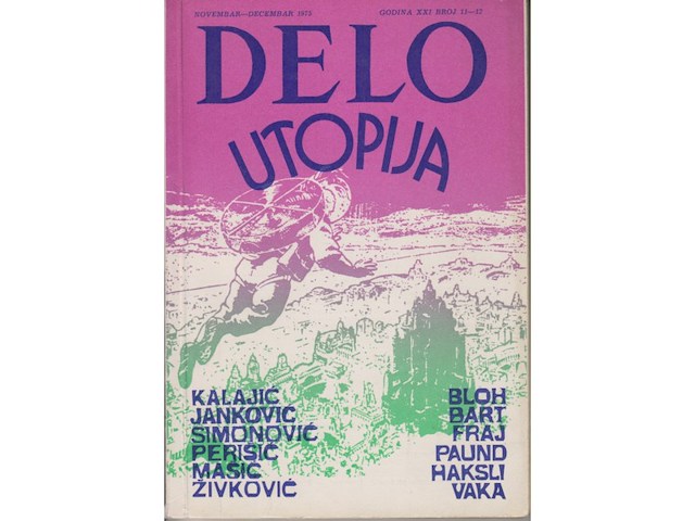 Delo 11-12 1975  / UTOPIJA - perfekT