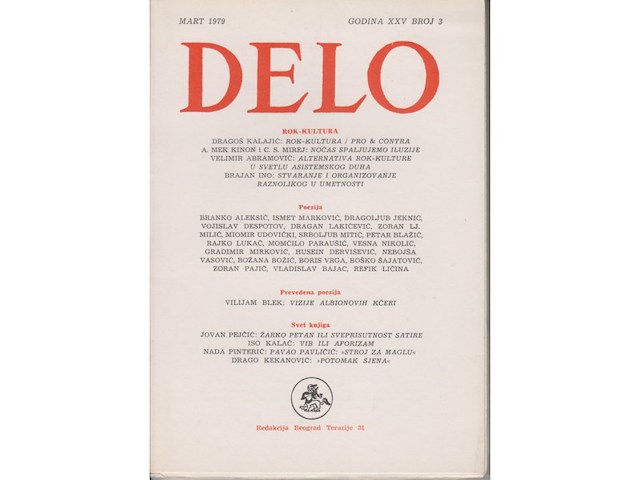 Delo 3/1979 / ROK-KULTURA - nerasečene stranice