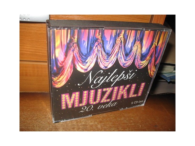 CD - NAJLEPSI MJUZIKLI 20. VEKA - 5CD