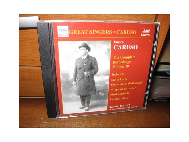 CD - ENRICO CARUSO - GREAT SINGERS