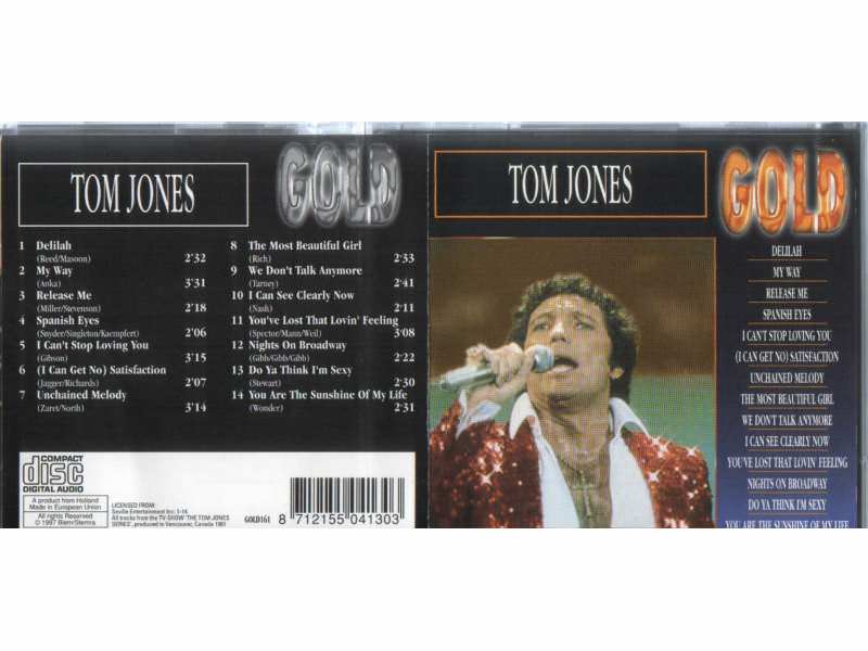CD - Tom Jones - GOLD