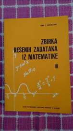 Zbirka rešenih zadataka iz matematike 3 - Bogos.