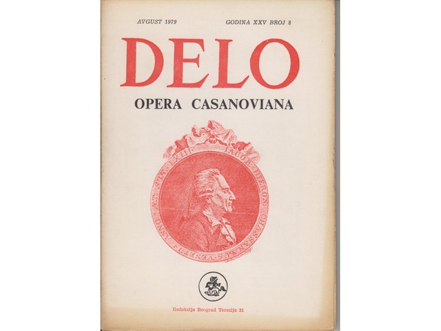 Delo 8/79 - OPERA CASANOVIANA