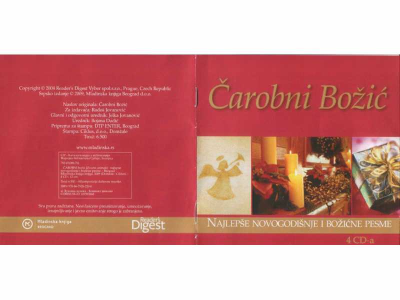 CD - CAROBNI BOZIC - razni izvodjaci - 4 cd