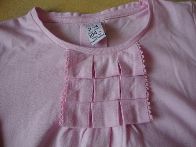 `ZARA kids` ROZE MAJICA - NOVO vel. 3/4