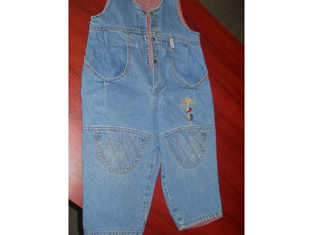 Teksas  bodi pantalone 3-6 mezeci