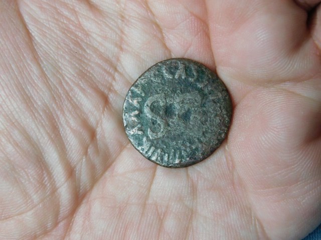 Augustus AE As, RIC 376, Cohen 409, rare