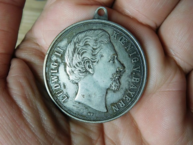 Ludwig II 1845-1886 , token ili medalja...