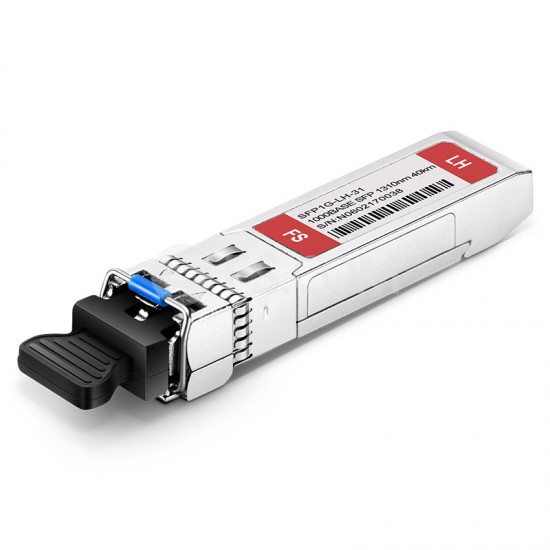 DCN fiber optički 1.25Gbps SFP modul singlemode do 40km, 1000Base-EX, LC konektori, DOM funkcionalnost, EXT radna temp. -5~85°C, GLC-EX-SMD