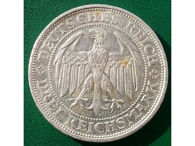 3 REICHSMARK 1929 E srebro