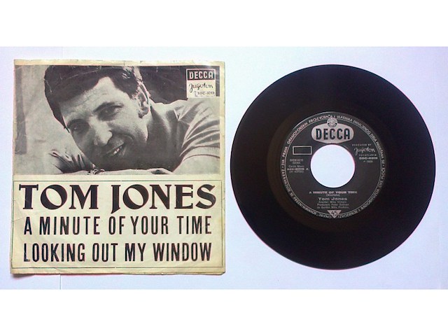 TOM JONES - A Minute Of Your Time (singl) licenca