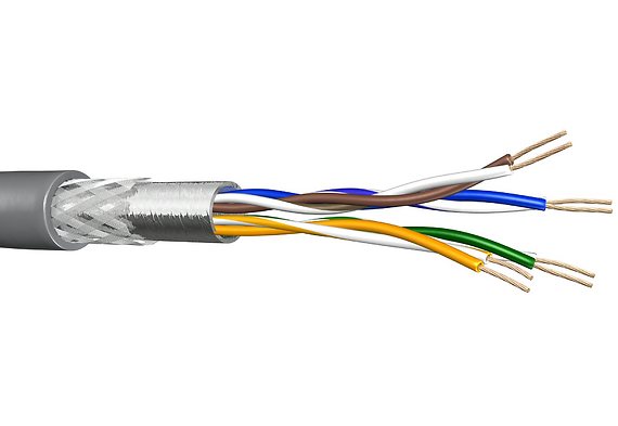 SFTP patch kabl kat. 5E Draka UC300 HS26 SF/UTP 4P LSHF-FRNC licnasti - testiran do 300MHz, bez halogena, CPR Eca negoriv i nekorozivan; 802.3af/at/bt, Delta-EC, 3P, DNV, ABS & GHMT sertifikovan