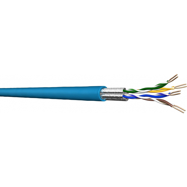 STP kabl kat. 6 Draka UC400 S23 U/FTP 4P LSHF-FRNC - testiran do 400MHz, bez halogena, CPR Dca negoriv i nekorozivan; 802.3af/at/bt, Delta-EC, 3P, DNV, ABS & GHMT sertifikovan