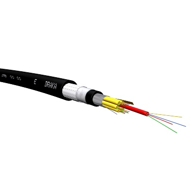 Draka samonoseći fiber kabl 12 vlakana 50/125 multimode, outdoor sa čeličnom sajlom, Fig.8 CT 05kN A-DQ2YT 1x12G50/125