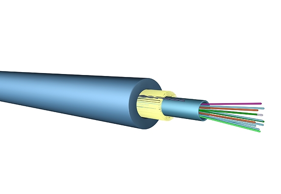 Fiber kabl 8 vlakana 50/125 multimode indoor/outdoor Draka FireBur®, halogen free, CPR Eca klasa negorivosti, UV otporan, sa zaštitom od glodara, BendBright™ poluprečnik savijanja ≤ 60mm, 2000N, U...