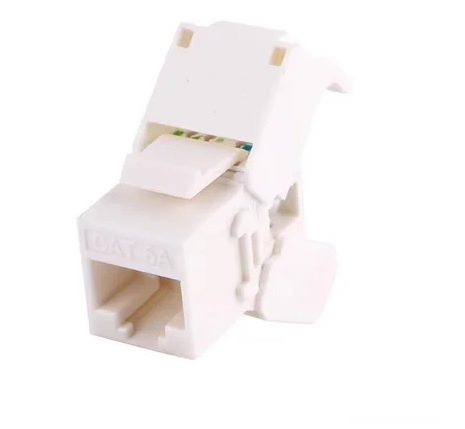 Modul RJ-45 UTP kat. 6A - GHMT sertifikat, 500MHz - 10GbE, kabl se spaja bez alata, 10GBASE-T / 2.5GBASE-T / 1000BASE-T, T568A/B, bela / crna / plava / zelena / crvena boja (NA-2620K-8-C6A)