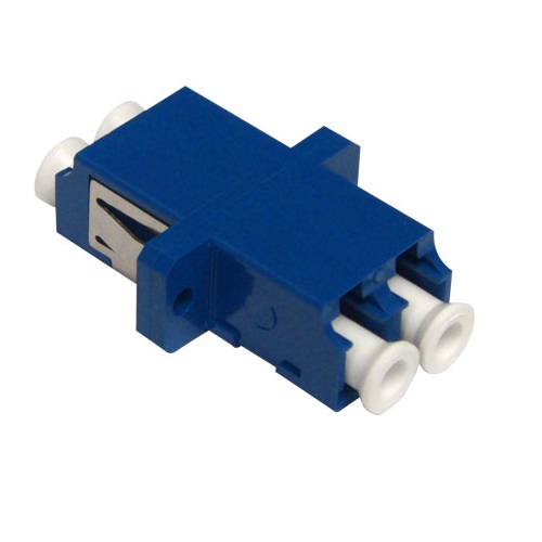 LC/LC singlemode/multimode fiber duplex adapter (2 x LC SM/MM), plavi, dimenzija za simplex fiber optički patch panel