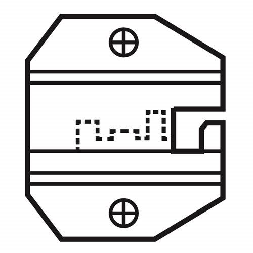 Modul za univerzalna klešta za RJ-45 / 8-pinske konektore (1PK-3003D11)