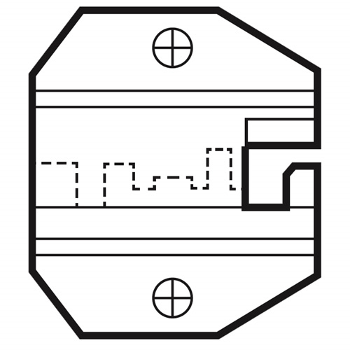Modul za univerzalna klešta za RJ-11 / 4-pinske konektore (1PK-3003D16)