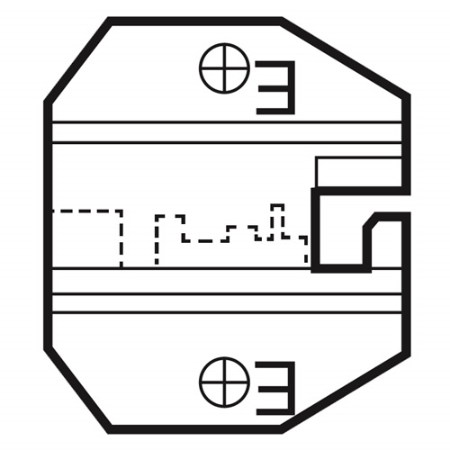 Modul za univerzalna klešta za RJ-48 / 10-pinske konektore (1PK-3003D17)