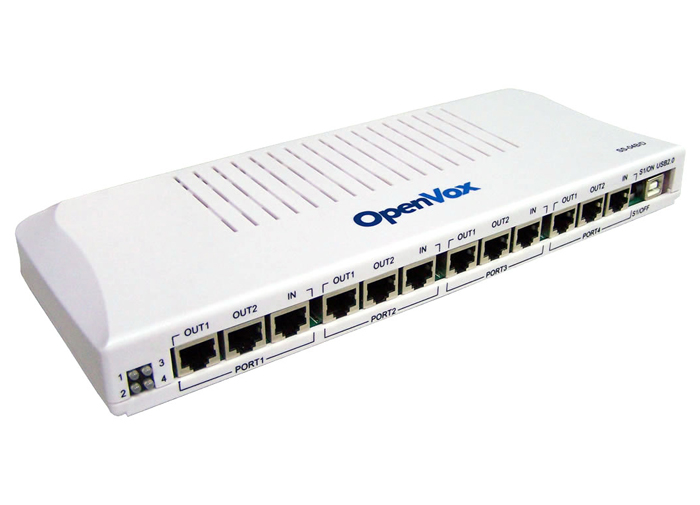 OpenVox FD40 4-port ISDN PRI / E1 interface failover box