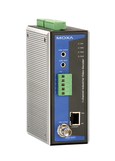 Moxa VPort D351 1-kanalni MJPEG/MPEG4 industrijski video dekoder