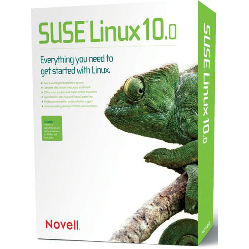 SuSE - Novell Linux 10.0 - 5xCD, 1xDVD, priručnik, 4000+ aplikacija, 90 dana SuSE - Novell instalacione podrške