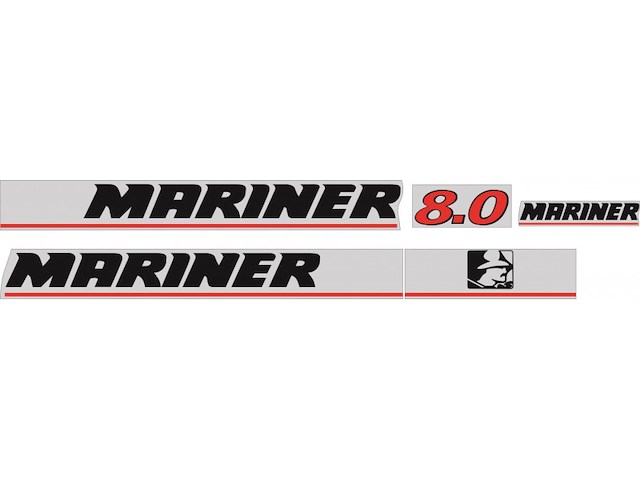 MARINER  8 - Nalepnice za vanbrodski motor