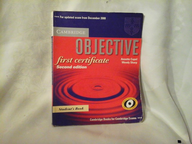 Objective first certifikate Cambridge second edition