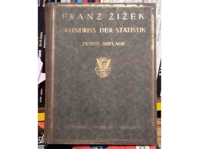 Franz Žižek - grundriss der statistik 1923