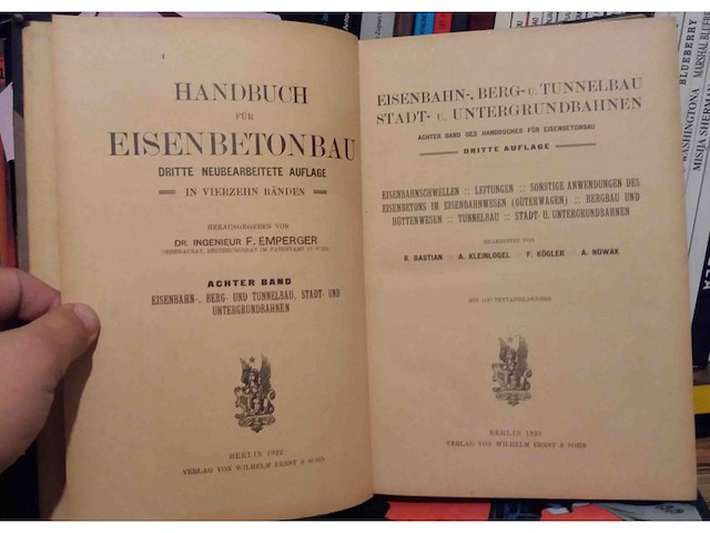 Handbuch Für Eisenbetonbau, Volume 8