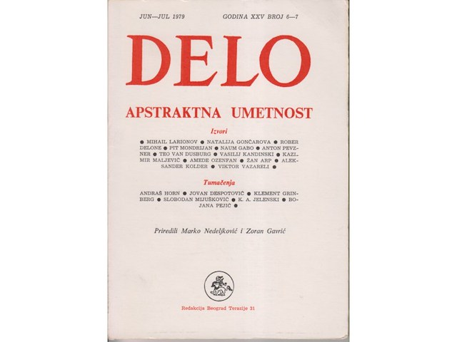 Delo 6-7 / 79 - APSTRAKTNA UMETNOST - perfekTTTTT