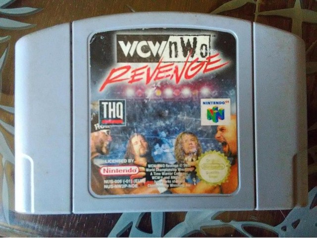 nintendo 64 igrica wcw nwo revenge wrestli ispr sa slik