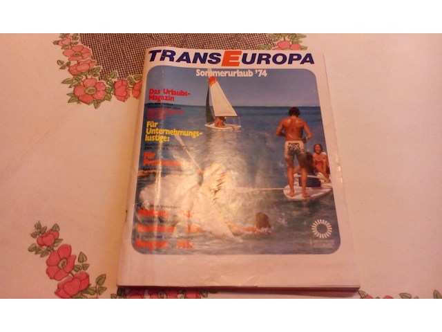 Transeuropa  sommerurlaub 1974 turisticki katalog